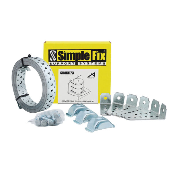 3 Strap Seismic Cylinder Restraint Kit - Simplefix