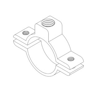 Aluminium Holderbats (Pipe Clamps) - Simplefix